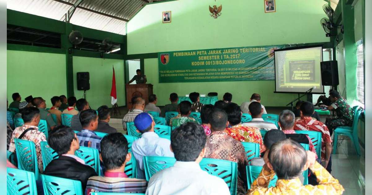 Peta Jarak Jaring Teritorial untuk Sinergitas TNI dengan Masyarakat ...