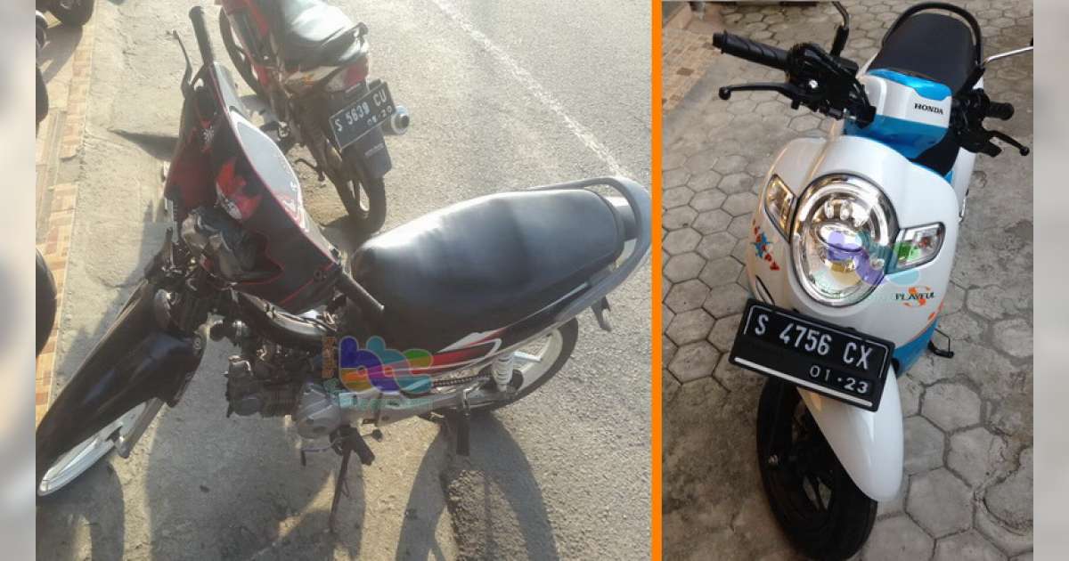 Supra Seruduk Scoopy di Balen, Kedua Pengendara Luka-Luka ...