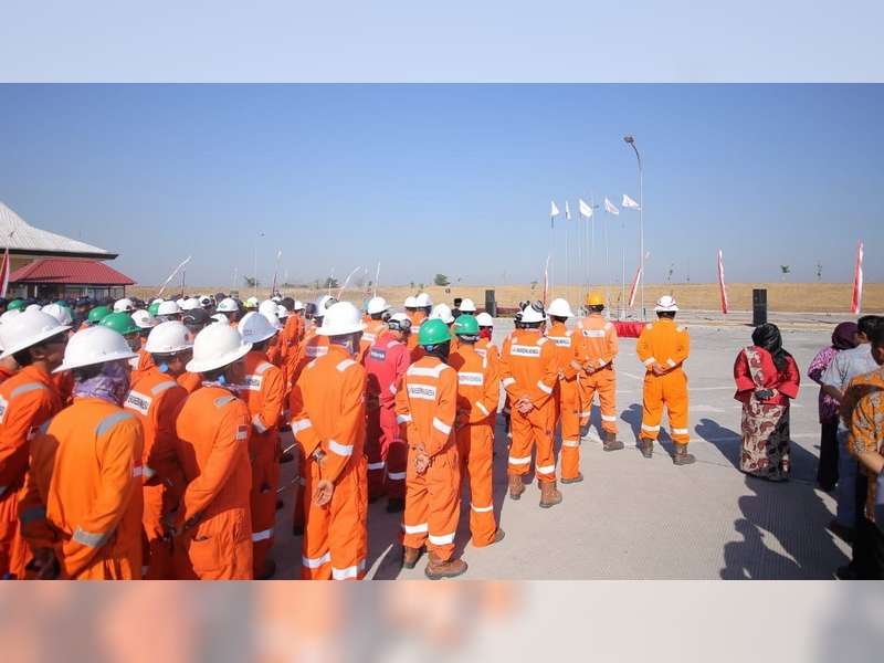 Upacara Bendera Digelar di Lapangan Banyu Urip dan FSO Gagak Rimang ...