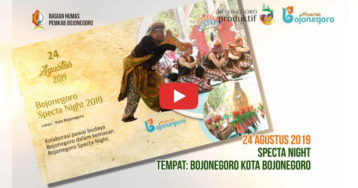 Kalender Event, Wisata dan Budaya Kabupaten Bojonegoro 2019 ...