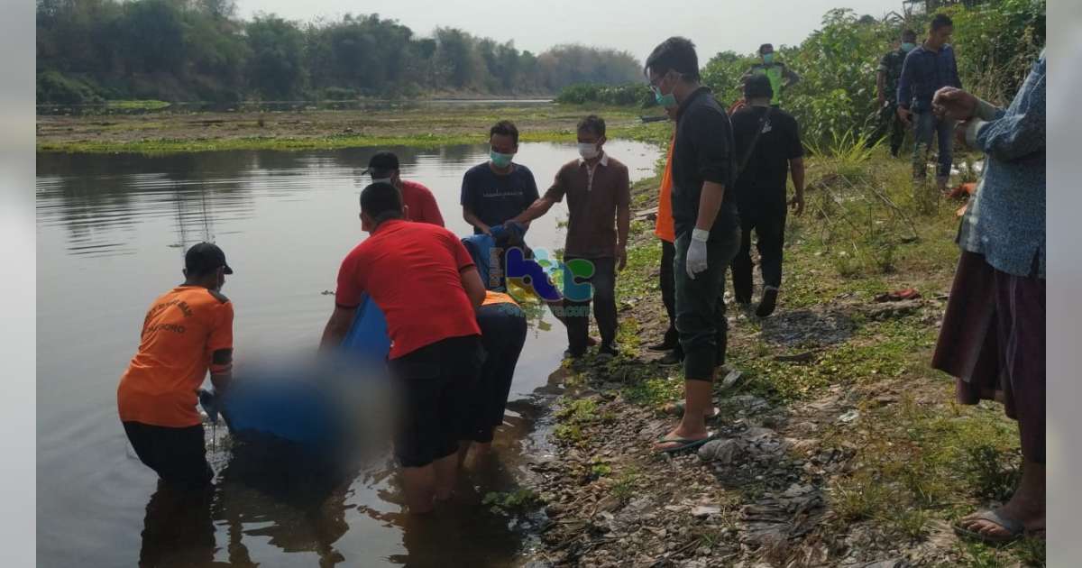 Warga Ngraho Bojonegoro Ditemukan Meninggal Dunia, Mengapung di Sungai Bengawan Solo ...