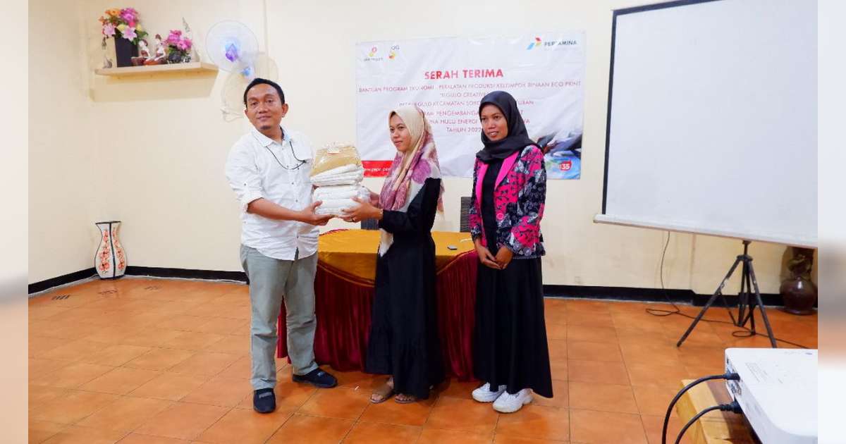 PHE TEJ Salurkan Bantuan Peralatan Produksi Ecoprint untuk Mitra Binaan ...