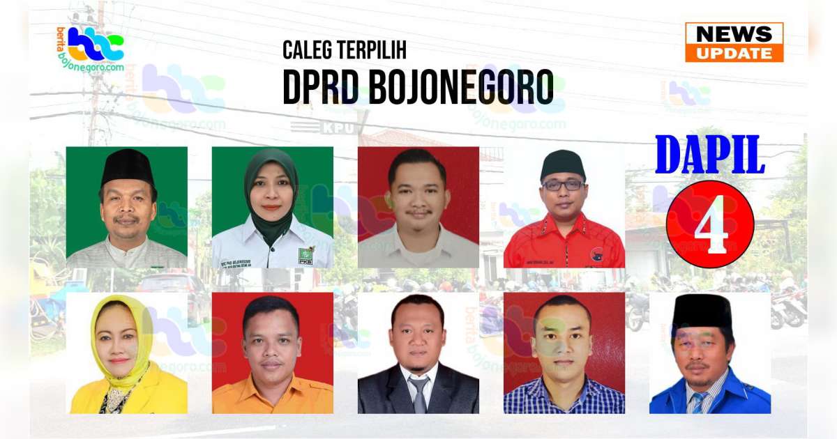 Berikut ini Caleg yang Diperkirakan Lolos Jadi Anggota DPRD Kabupaten Bojonegoro Dapil 4 ...