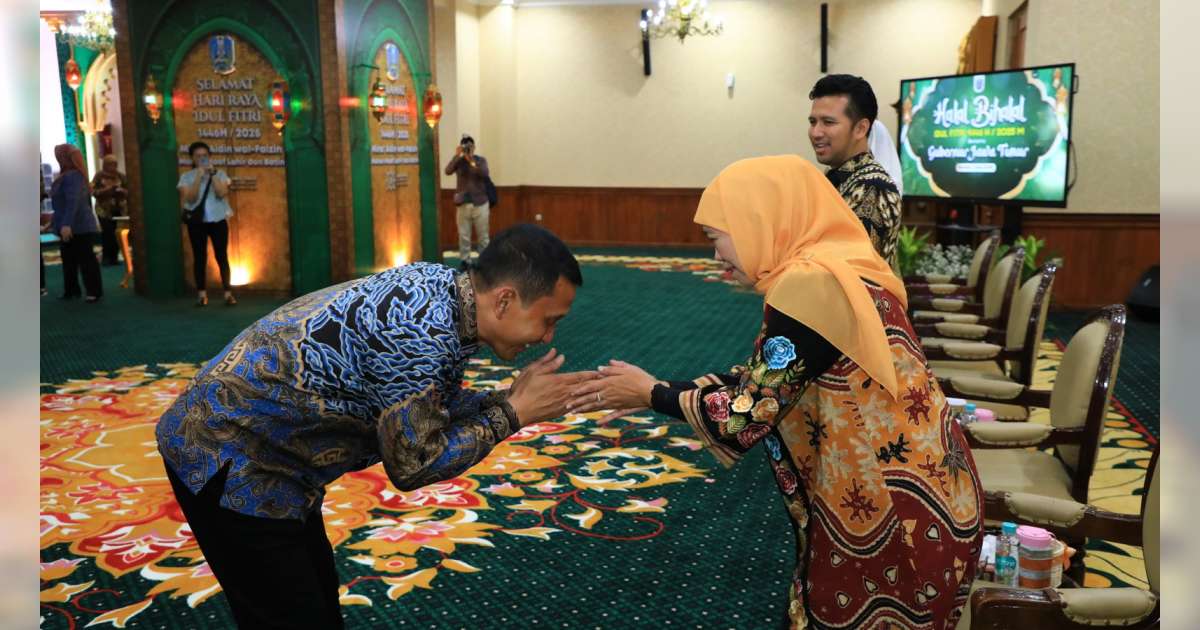 Bupati dan Wakil Bupati Bojonegoro Hadiri Halal Bihalal Bersama Gubernur dan Wakil Gubarnur ...
