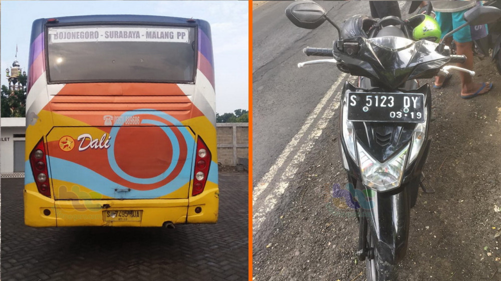 Pemotor di Sumberrejo Tewas Terlindas Bus Dali Prima, Diduga Sopir ...