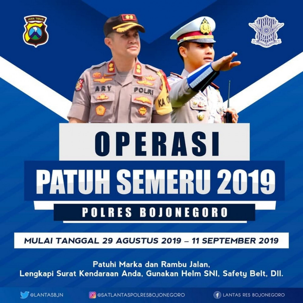 Inilah Tips, Agar Tidak Terjaring Operasi Patuh 2019 | BeritaBojonegoro.com Inilah Tips, Agar Tidak Terjaring Operasi Patuh 2019 | BeritaBojonegoro.com